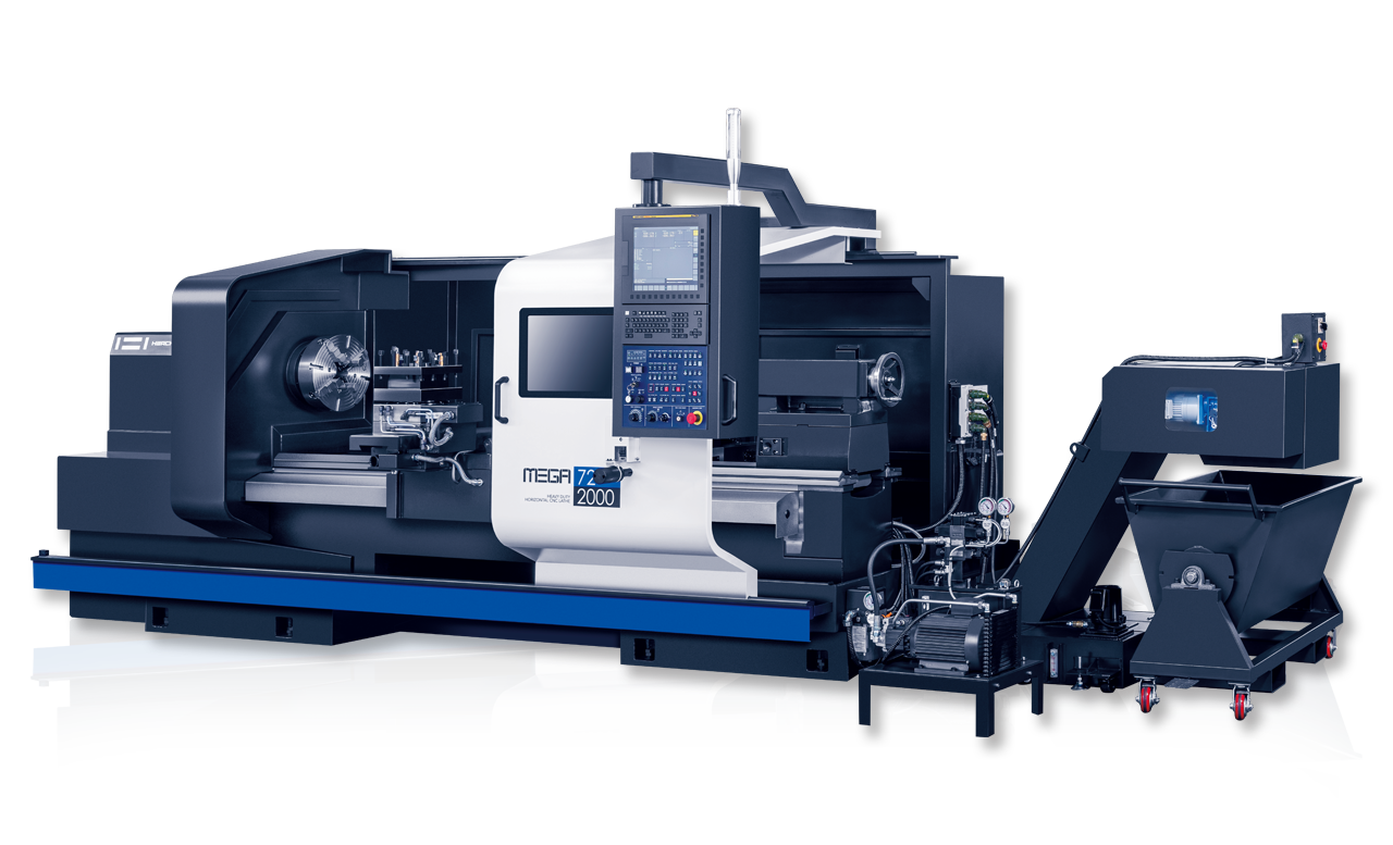 MEGA-72 | 강력 절삭 플랫 베드 수평 CNC 선반 | 화천